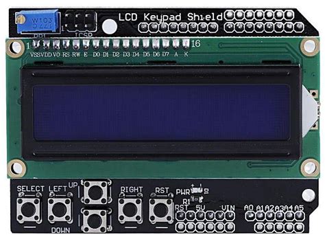 Generic 1602 Characters Keys Lcd Display Module Keypad Starter Kit For