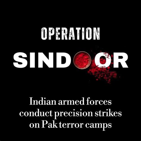 Lets Proudly Celebrate The Success Of Operation Sindoor Where Our