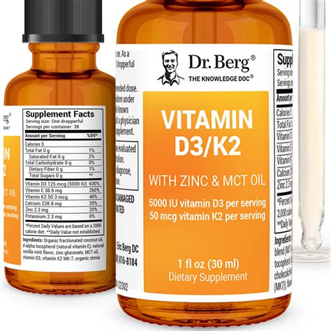 Vitamin D3 And K2 Dr Berg