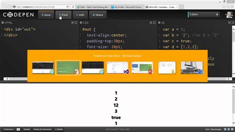 01 Building Blocks Javascript And C Basic Syntax Youtube