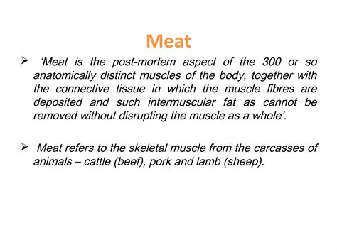 Meat Processing And Preservation Ppt