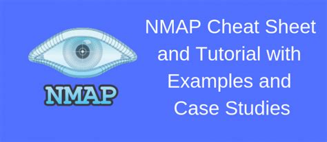 nmap commands cheat sheet and tutorial with examples download pdf