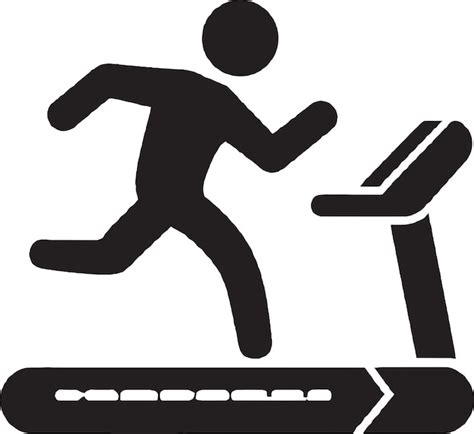 Premium Vector Gym Treadmill Icon Vector Illustration
