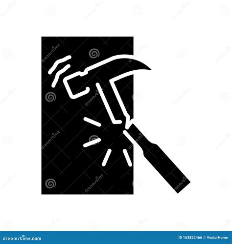 Indestructible Icon Vector Line Illustration 163822401