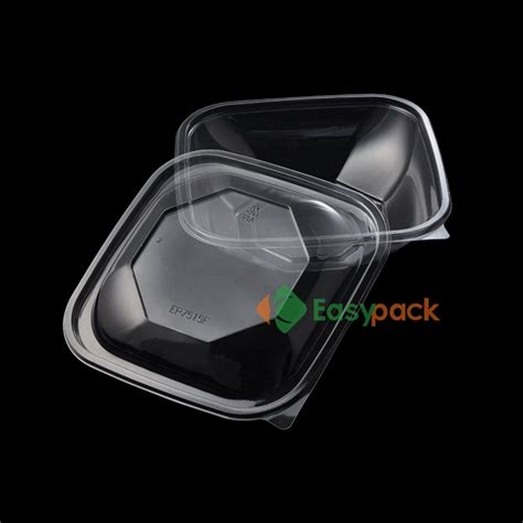 8inch Recyclable Square Plastic Bread And Salad Container Buy Plastic