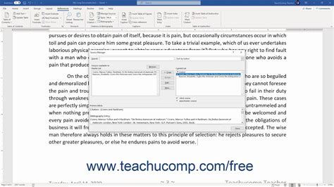 word 2019 and 365 tutorial managing sources microsoft training youtube