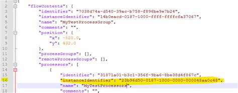 Solved Nifi Flow Definition Does Not Keep The Same Id Of