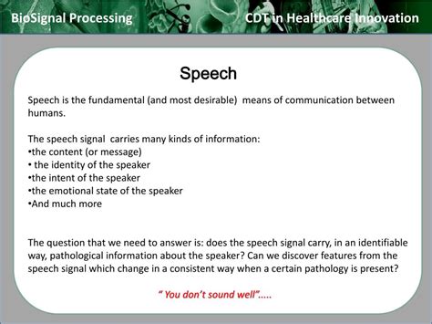 PPT Introduction To Speech Processing PowerPoint Presentation Free Download ID 2227684