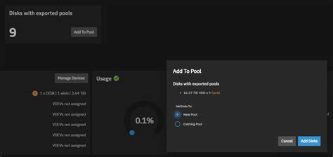 Difference Between Import Pool And Disks With Exported Pools