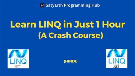 Linq Crash Course Language Integrated Query 🔥🔥linq Csharp Dotnet