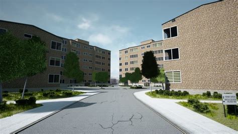 3d O Block Chicago Parkway Garden Homes Model Turbosquid 1744017