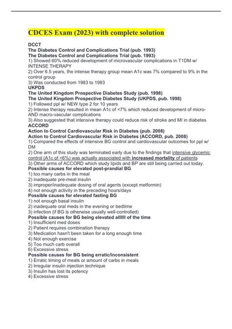 Cdces Exam 2023 With Complete Solution Cdces Stuvia Us