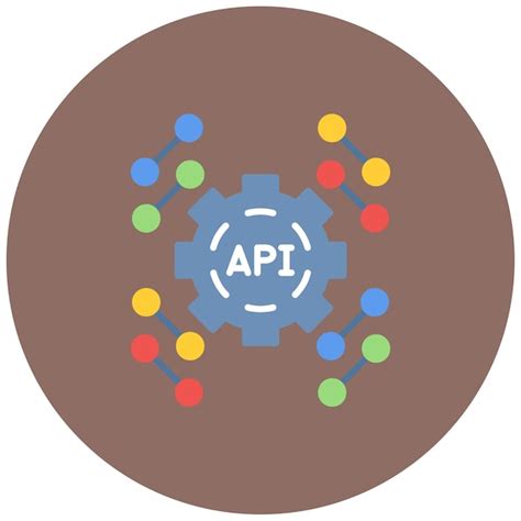 Premium Vector Api Flat Illustration