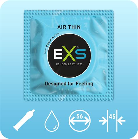 Exs Air Thin Condoms 12 Pcs B2b Secretkeys
