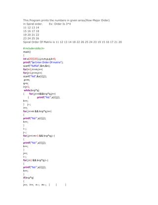 Spiral Array Docx