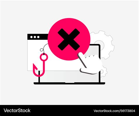 Dns Filtering Protects Users From Malicious Vector Image