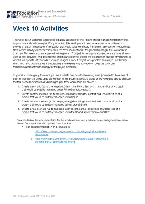 Itech Week Activity Sheet Institute Of Innovation Science And Sustainability