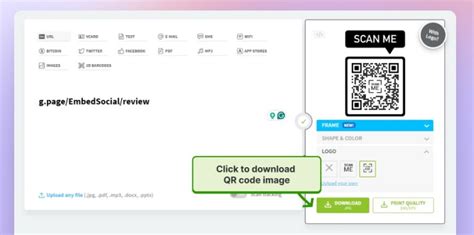 How To Create A QR Code For Google Reviews Collection In EmbedSocial