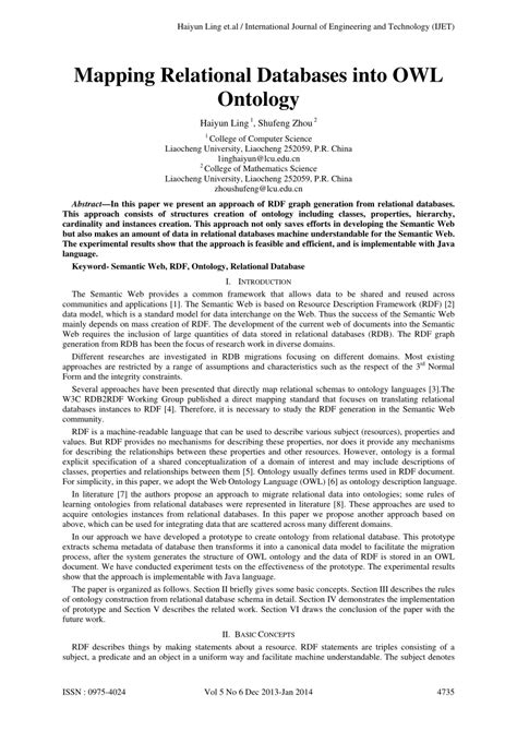 Pdf Mapping Relational Databases Into Owl Ontology