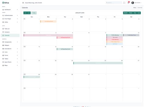 Silva Laravel Responsive Admin Dashboard Template