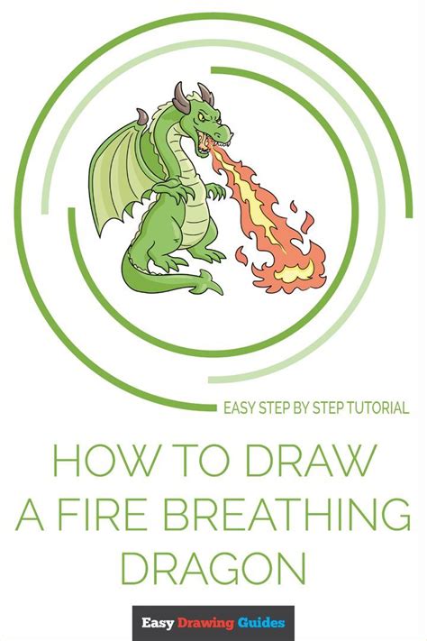 How To Draw A Dragon Breathing Fire Easy