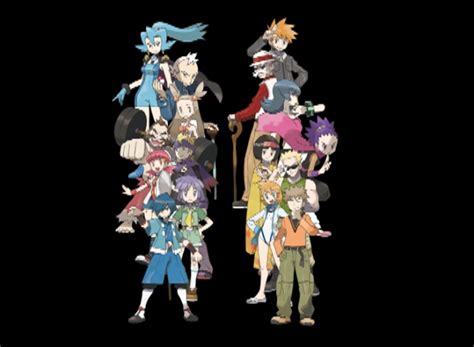 pkmn hg ss gym leader stack by twilightchaser417 on deviantart