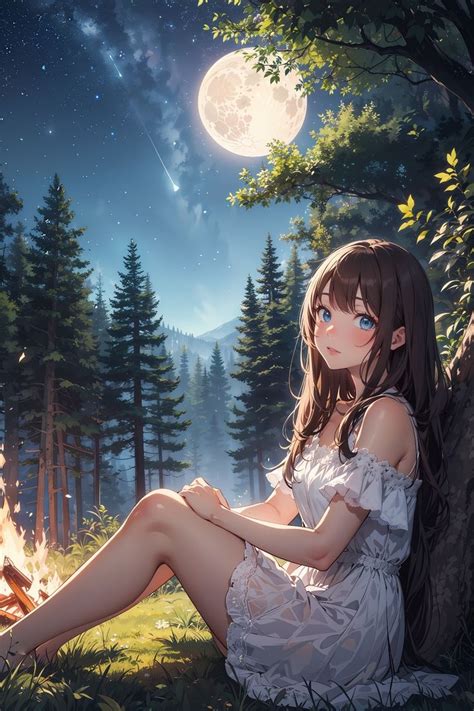 Арт Нейросеть в 2024 г Красивая аниме девушка Девушки из аниме