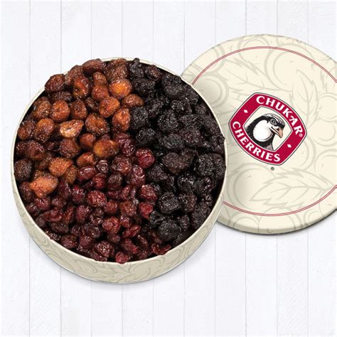 Three Cherry Classic Tin Northwest Dried Cherries