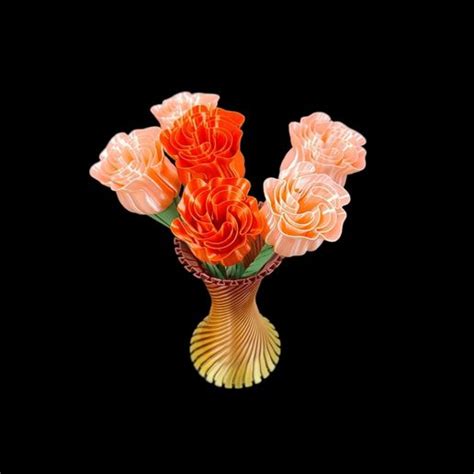 💐 Flower And Stem Designed For Vase Modespiralize Outer Contour Mode