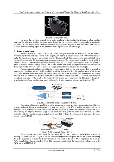 Design Implementation And Control Of A Humanoid Robot For Obstacle Avoidance Using 8051