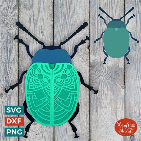 Beetle Svg Craft With Sarah