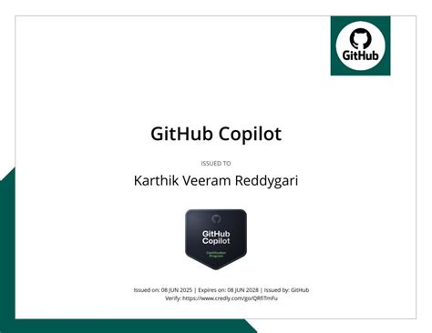 Aws Devops Githubcopilot Copilotcertified Iac Cloudengineering Karthik Veeram Reddygari