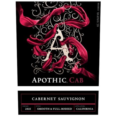Apothic Cabernet Sauvignon 750ml Amsterwine Wine Apothic Cabernet