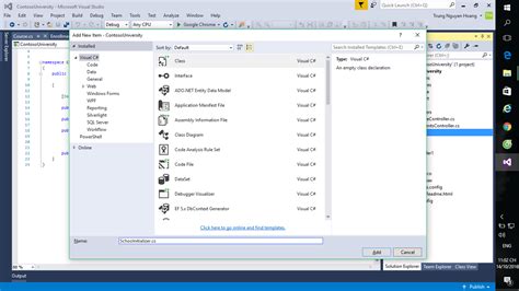 Model Builder Entity Framework Answersnored