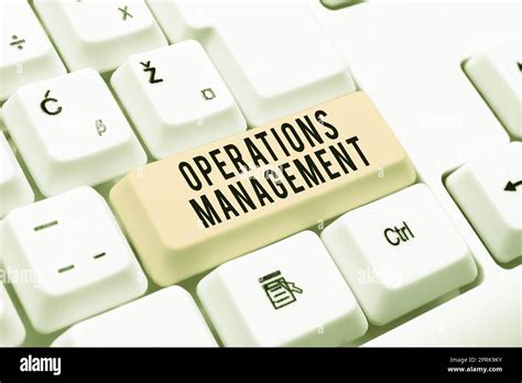 sign displaying operations management business showcase ensure inputs