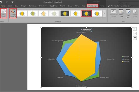 PowerPoint Tutorial How To Make A Radar Chart Easily