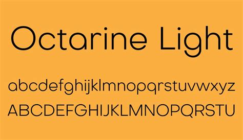 Octarine Font Font Tr