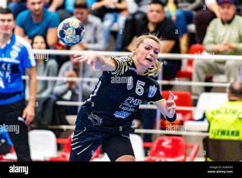 November 4 2017 Iulia Curea 5 Csm Bucharest During The Ehf Womans