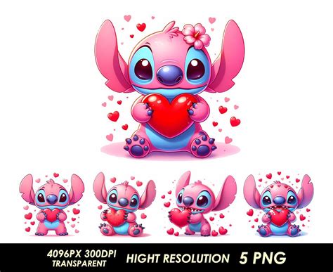 5 Png Girl Stitch Design Angel Watercolor Pink Stitch Png High Quality