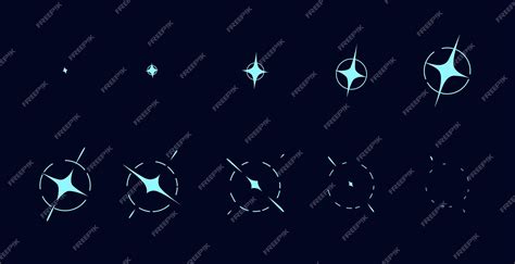 Premium Vector Animated Shine Animation Blast Game Sprite