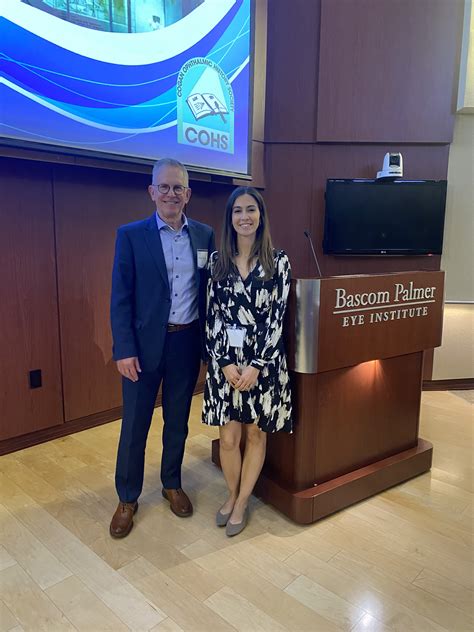 Natalia Morales Md And Phillip Custer Md Facs Present At The Annual