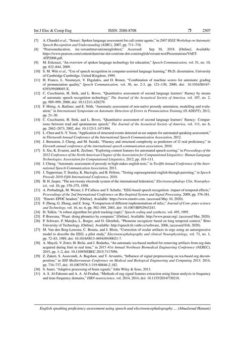 English Speaking Proficiency Assessment Using Speech And Electroencephalography Signals Pdf