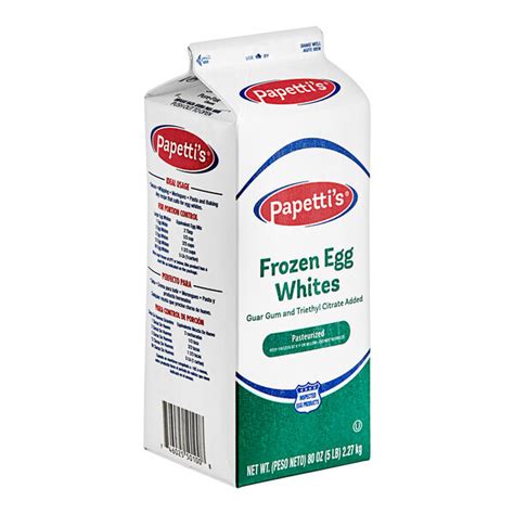 Papettis Frozen Liquid Egg Whites 5 Lb 6case
