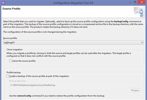 Using The Websphere 9 Migration Tool With Maximo 760x