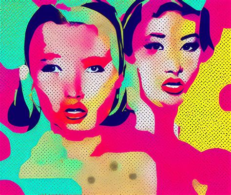 Dotted Pop Art Girl • Viarami