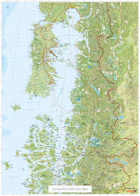 Mapas De La Patagonia Chilena Editorial Compass