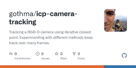 GitHub Gothma Icp Camera Tracking Tracking A RGB D Camera Using