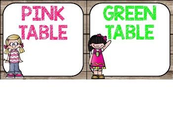 Rustic Classroom Lables By Fun Size Learning Teachers Pay Teachers