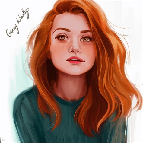 Ginny The Witch With The Bright Brown Eyes And Flaming Red Hair R