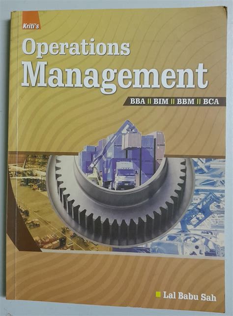 Operations Management Sajha Kitab
